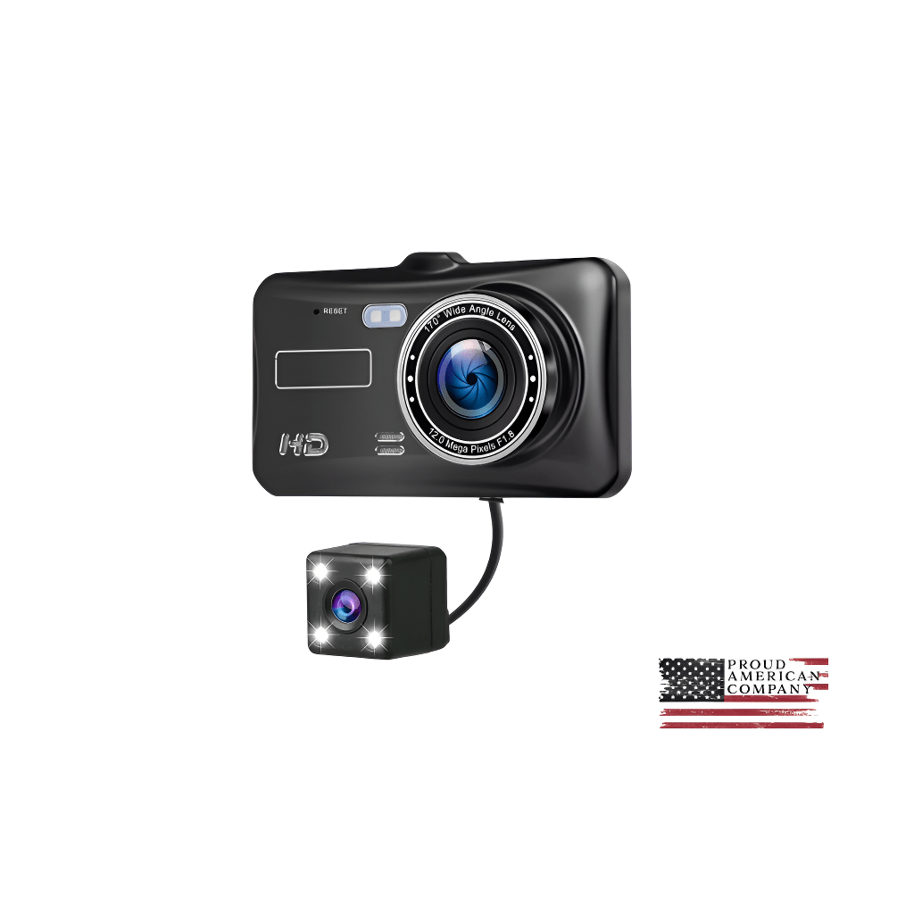 1x Front and Rear CAR DVR Dash Cam – Visionner